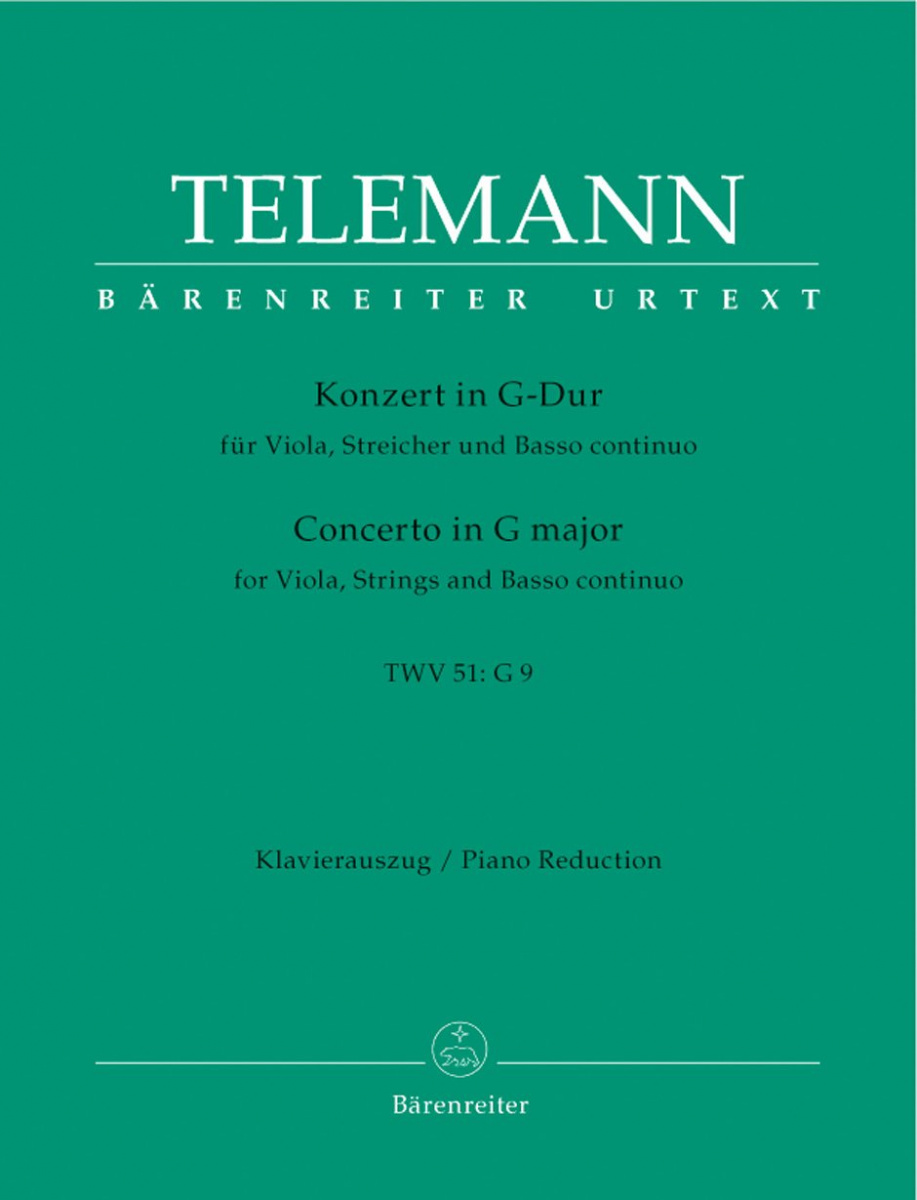 Georg Philipp Telemann Viola Concerto In G Major Twv 51 G9 I Largo